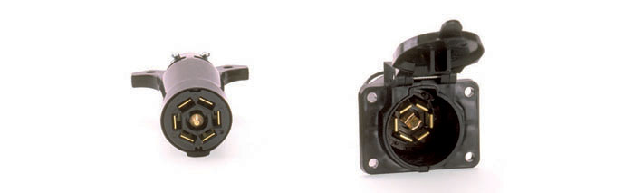 12-705, 7 WAY RV CONNECTORS, TRACTOR/TRAILER CONNECTORS, TRUCK ...